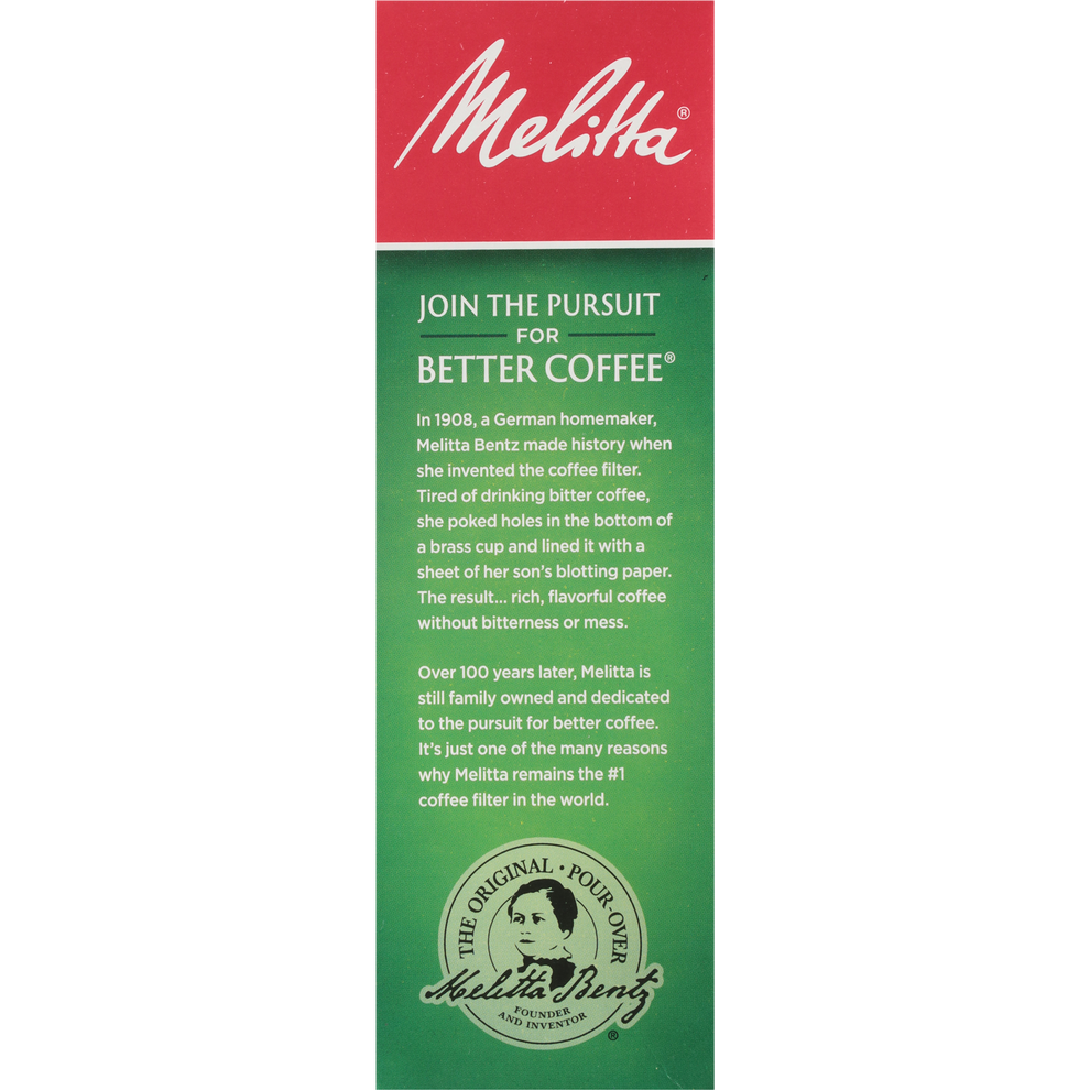 Melitta® #2 Cone Coffee Filter Paper Natural Brown - 100 Ct – Melitta USA