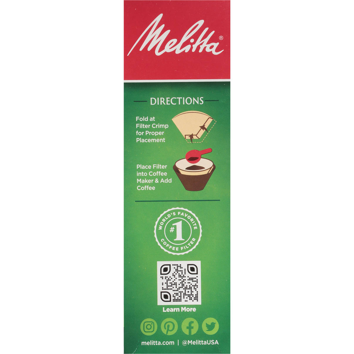 Melitta® #2 Cone Coffee Filter Paper Natural Brown - 100 Ct – Melitta USA