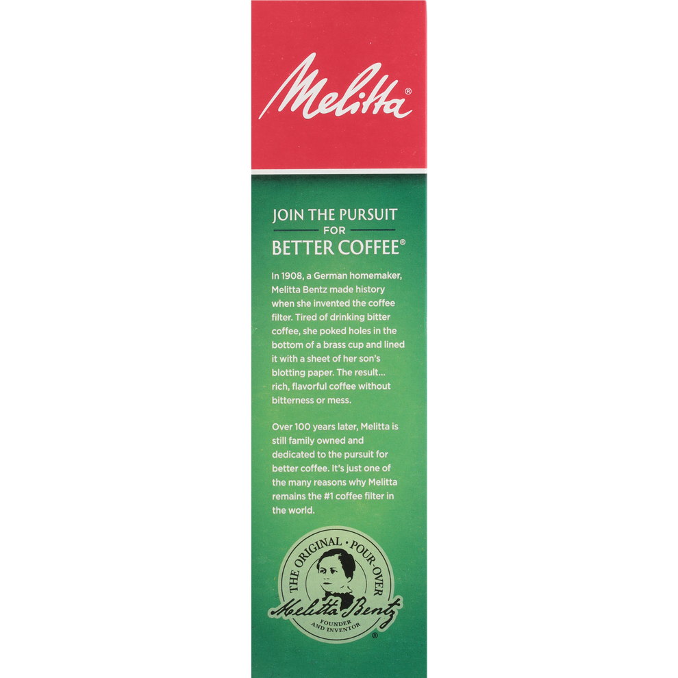 Melitta® #4 Cone Coffee Filter Paper White - 100 Count – Melitta USA
