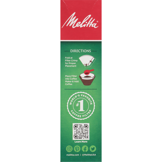 Melitta® #4 Cone Coffee Filter Paper White - 100 Count – Melitta USA