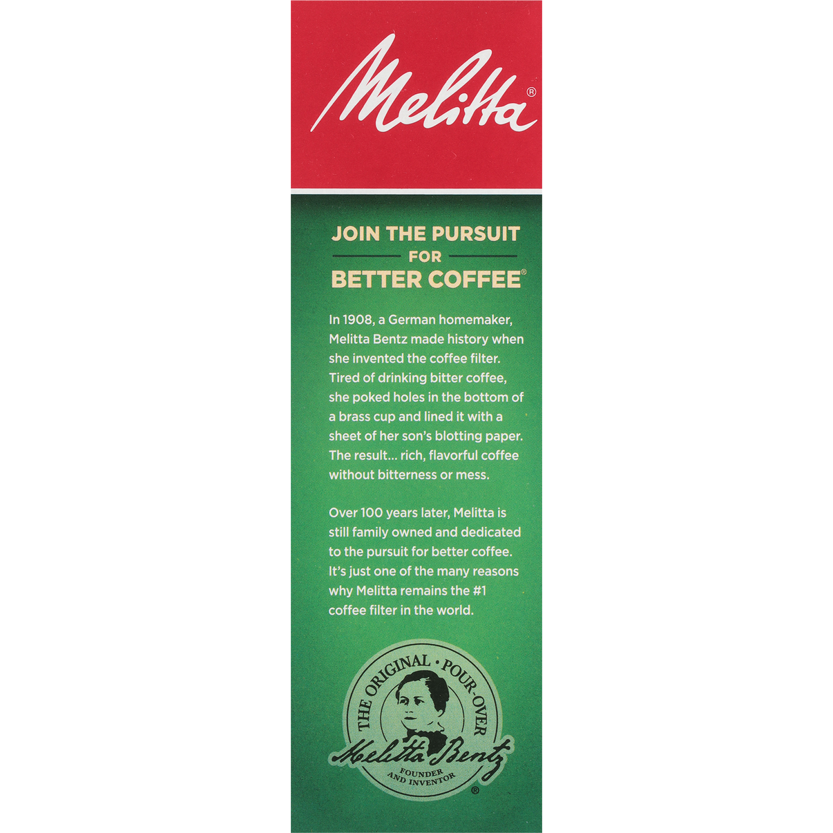 Melitta® #2 Cone Bamboo Coffee Coffee Filter Paper - 80 Ct – Melitta USA