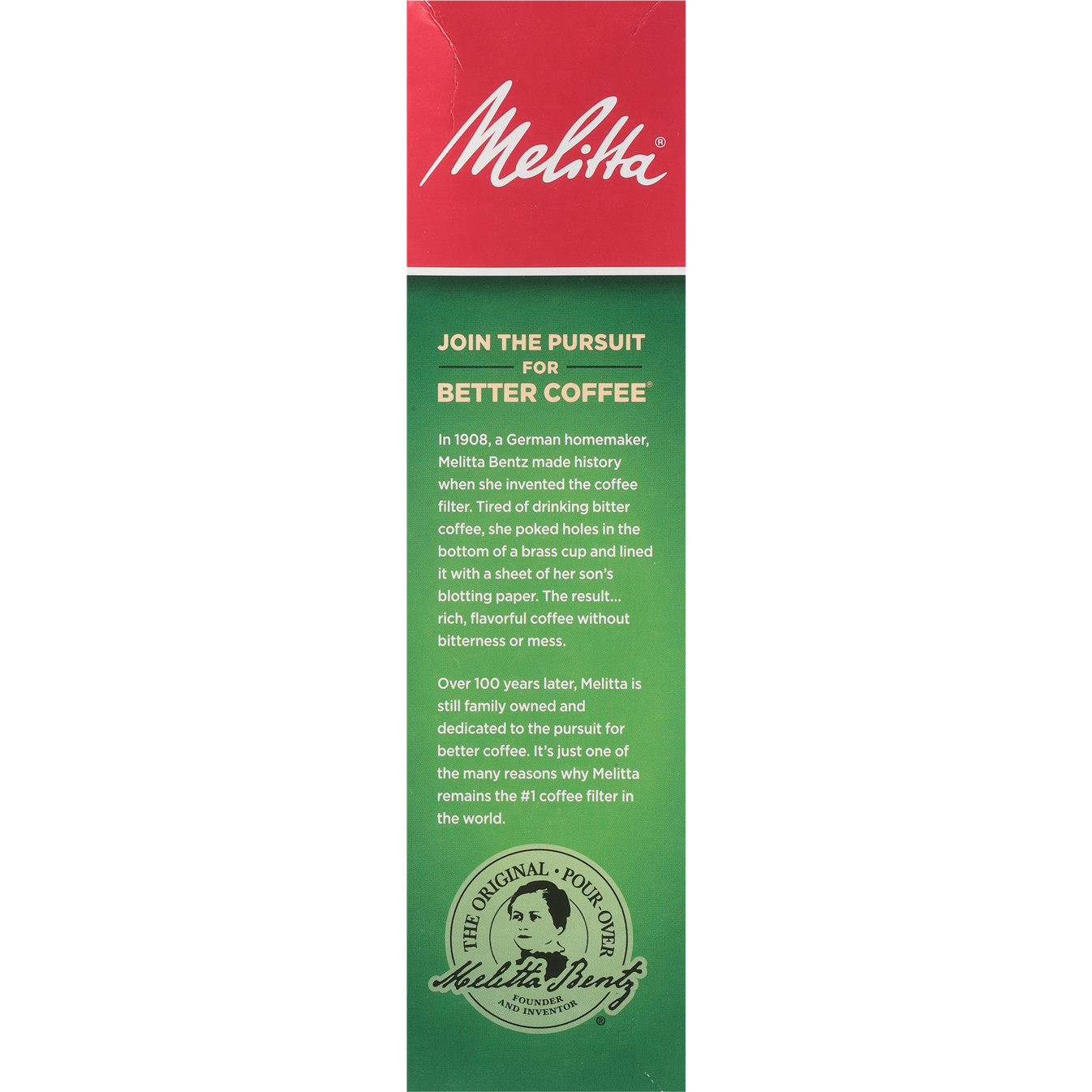 Melitta® #4 Cone Bamboo Coffee Filter Paper - 80 Ct - Official ...