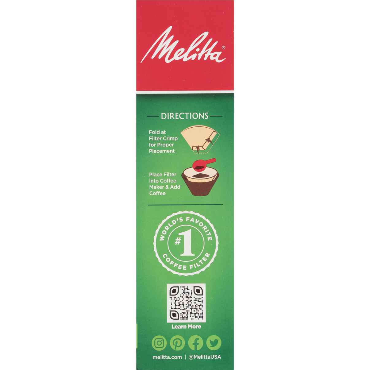 Melitta® #4 Cone Coffee Filter Paper Natural Brown - 100 Ct – Melitta USA
