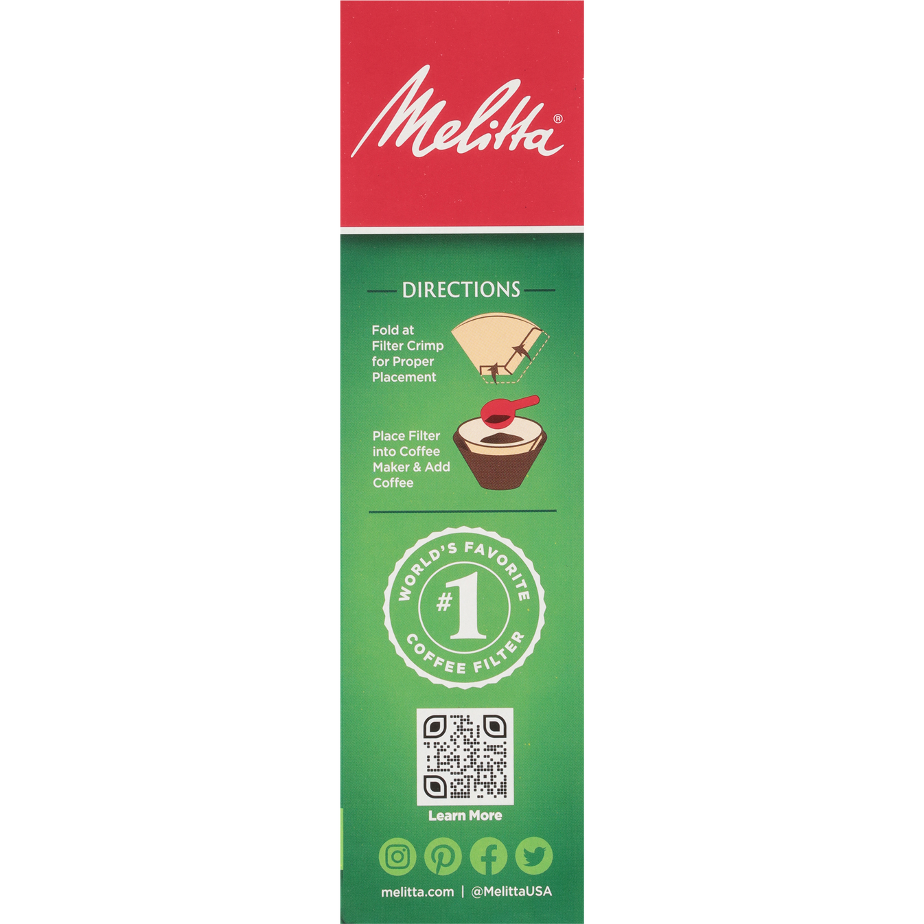 Melitta® #4 Cone Coffee Filter Paper Natural Brown - 100 Ct – Melitta USA