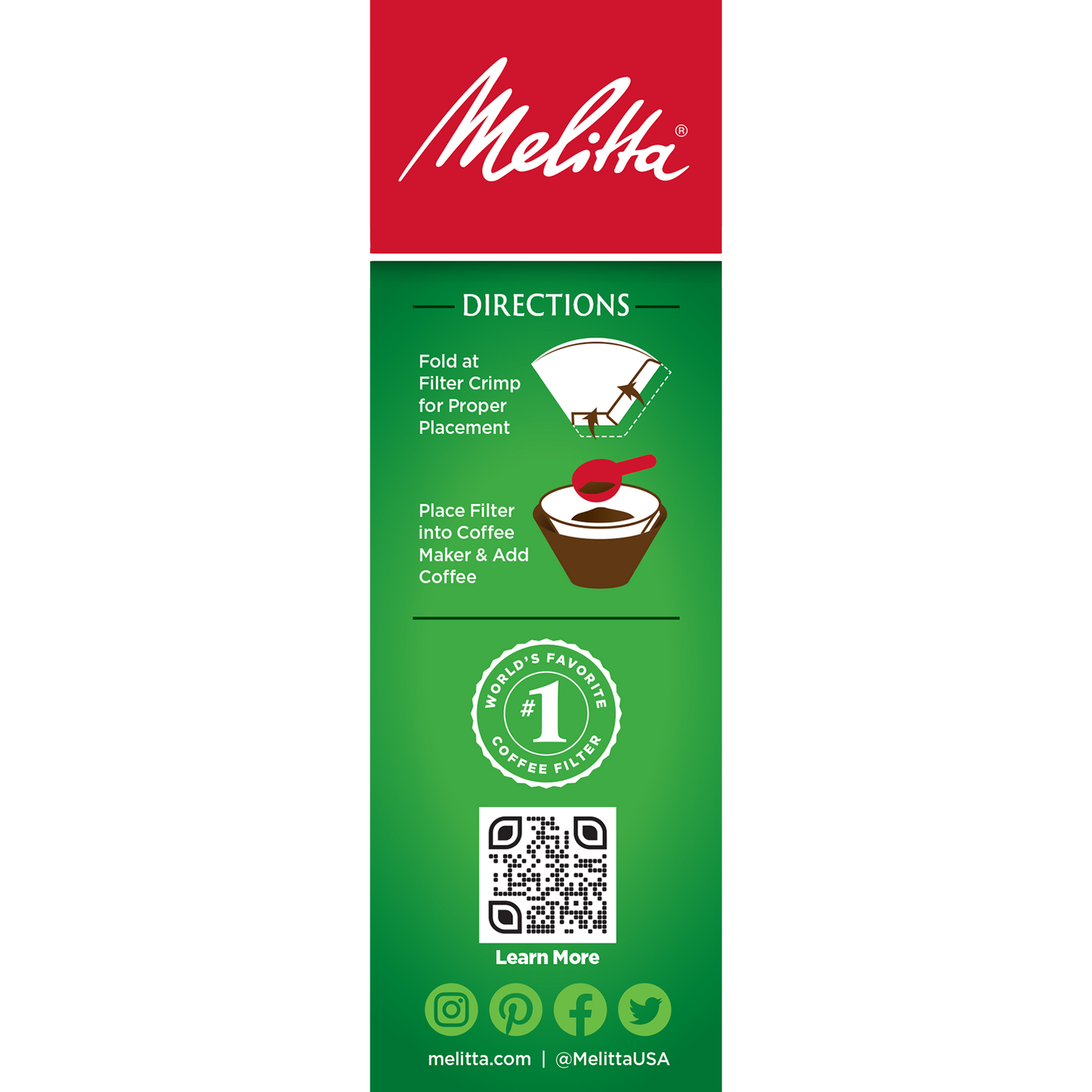 Melitta® #2 Cone Coffee Filter Paper White - 100 Ct - Official ...