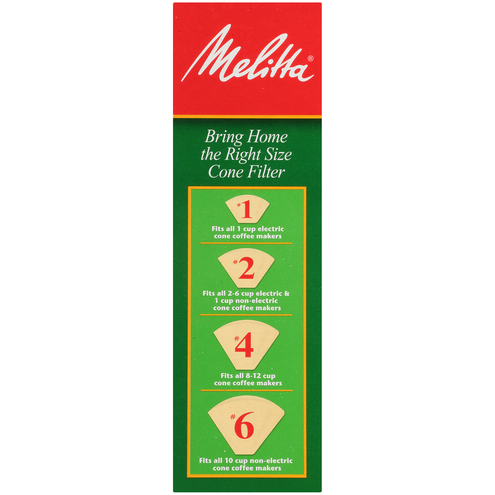Melitta® #2 Cone Coffee Filter Paper Natural Brown - 100 Ct – Melitta USA