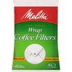 Melitta® Wrap Coffee Filter Paper White - 40 Ct | Official Site ...