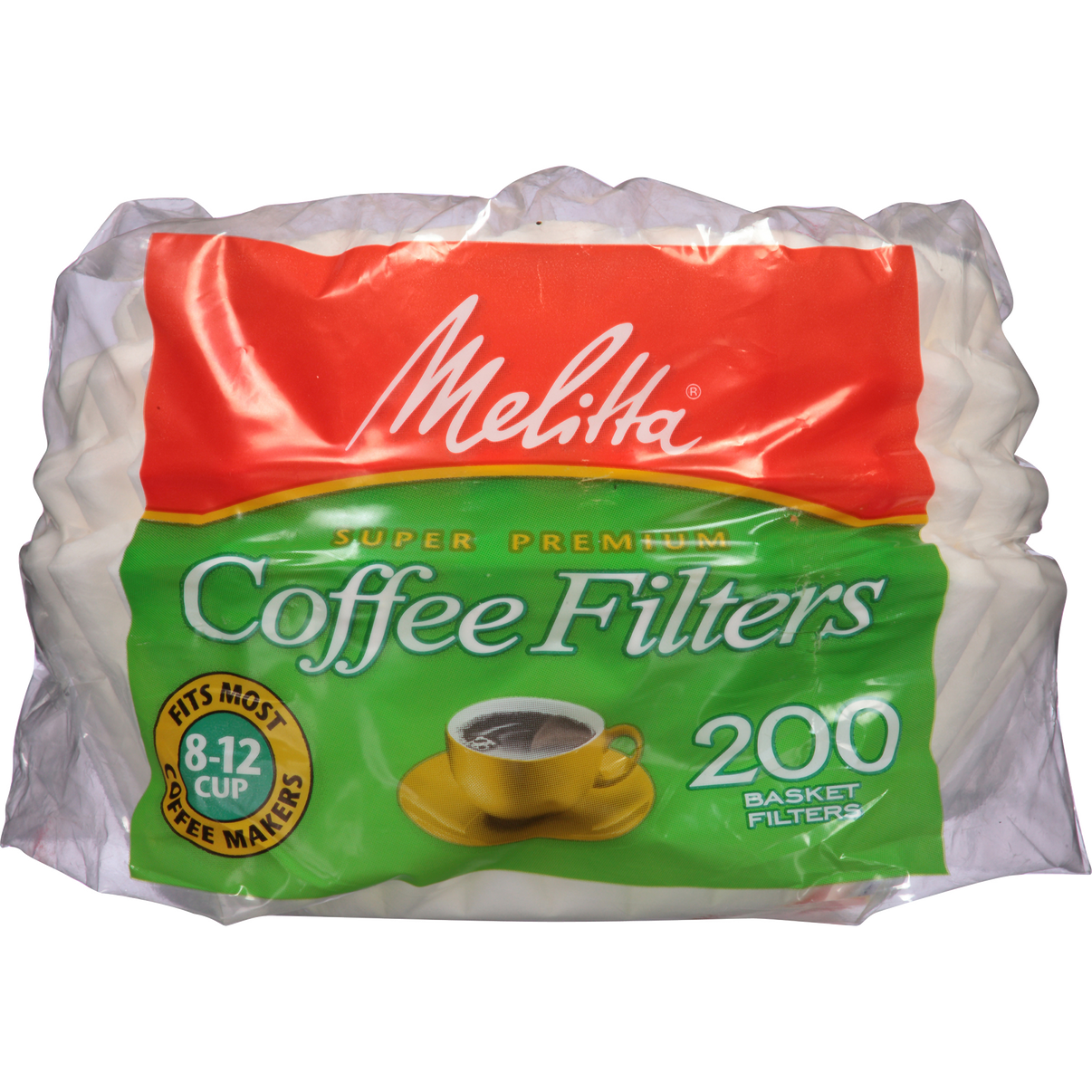Melitta® 8-12 Cup Basket Coffee Filter Paper White - 200 Ct – Melitta USA