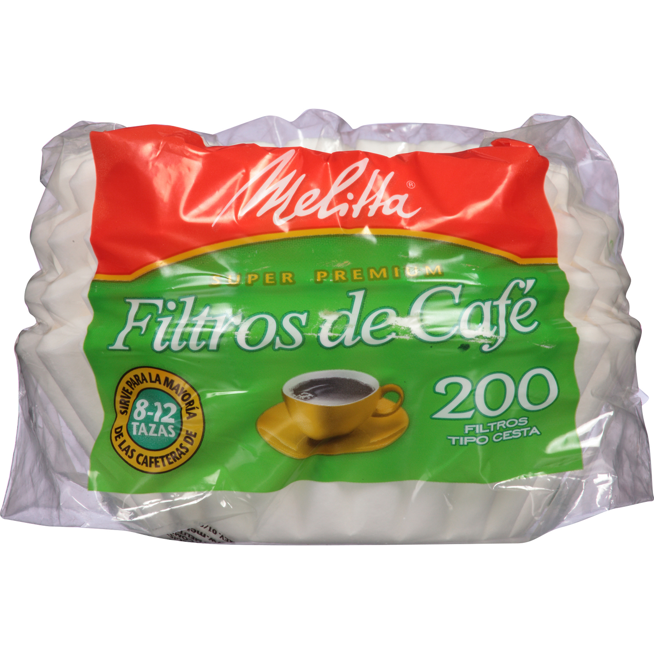 Melitta® 8-12 Cup Basket Coffee Filter Paper White - 200 Ct – Melitta USA
