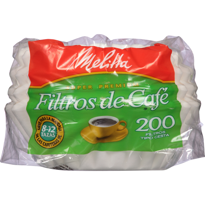 Melitta® 8-12 Cup Basket Coffee Filter Paper White - 200 Ct – Melitta USA