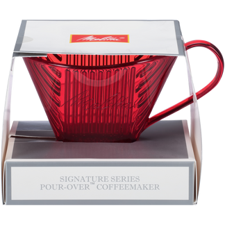 Melitta® Signature 1-Cup Pour-Over - Tritan™ Translucent Red – Melitta USA