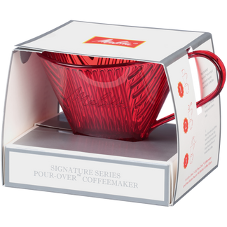 Melitta® Signature 1-Cup Pour-Over - Tritan™ Translucent Red – Melitta USA
