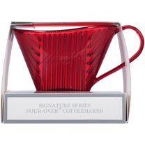 Melitta® Signature 1-Cup Pour-Over - Tritan™ Translucent Red – Melitta USA