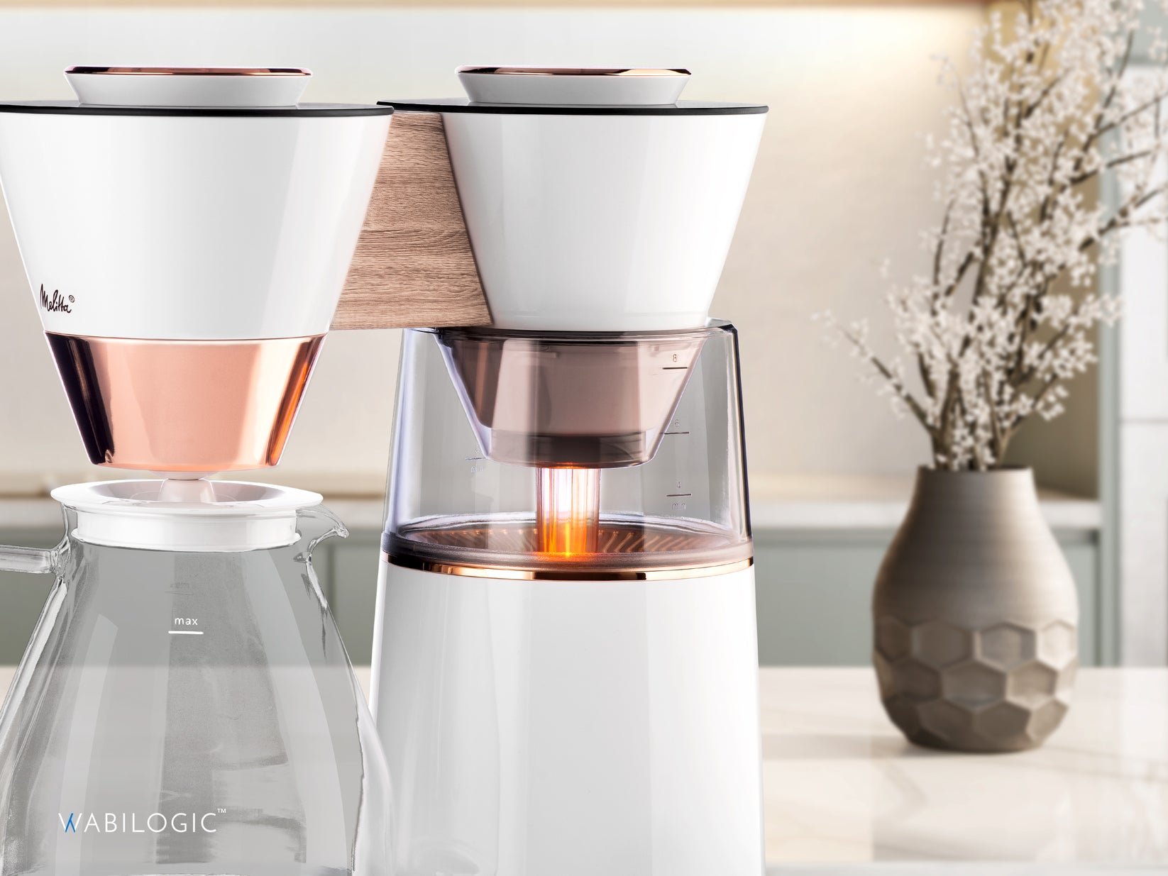 Melitta® Vision™ Copper White 12-Cup Luxe Drip Coffeemaker – Melitta USA